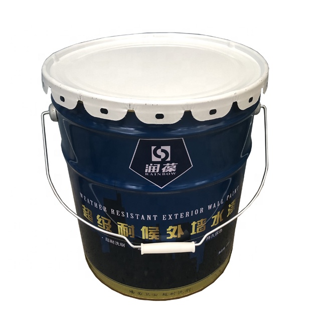 18 liters cheap round white metallic paint/chemical barrels/barrels ...